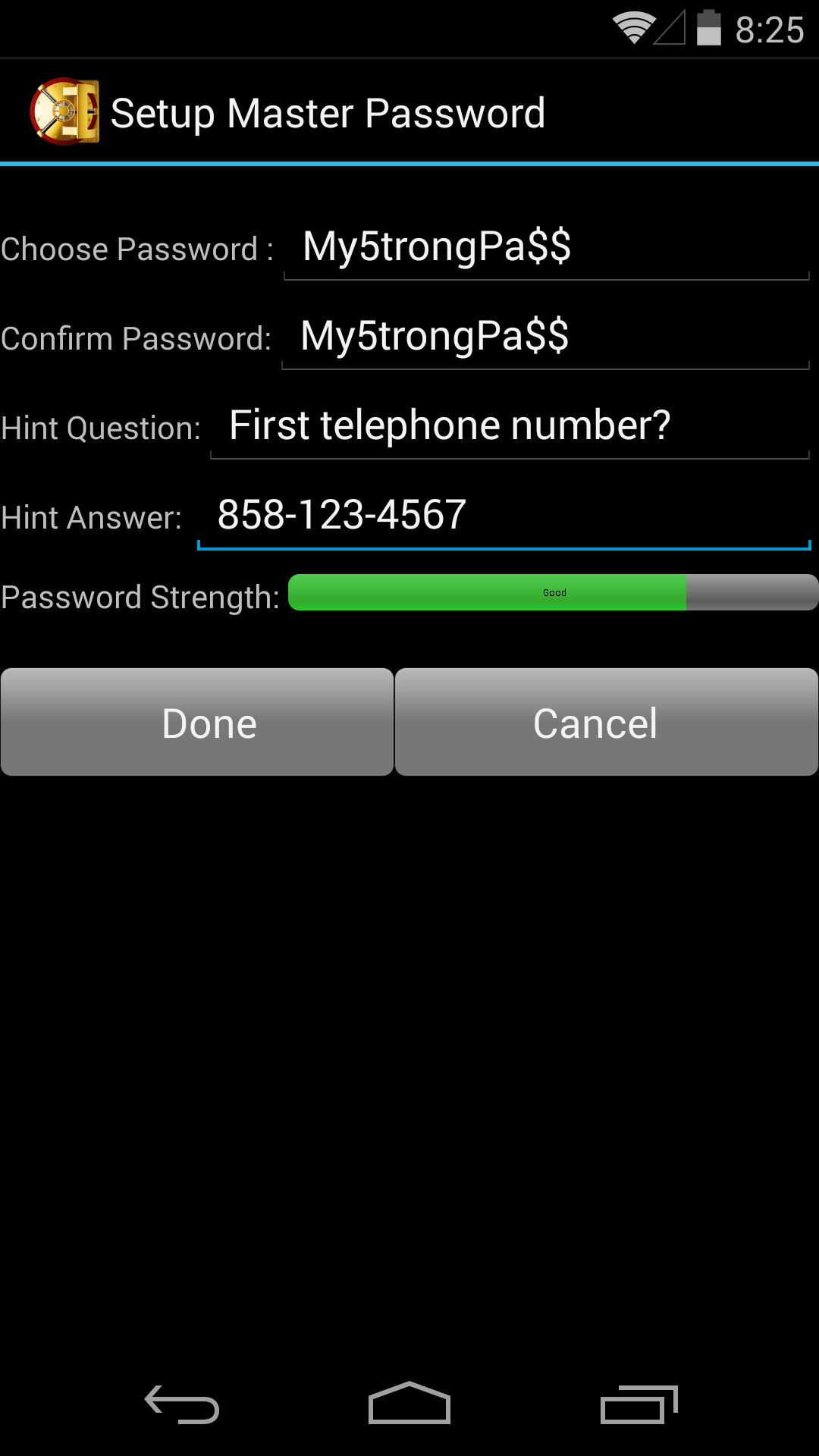 User Guide - DataVault Password Manager for Android